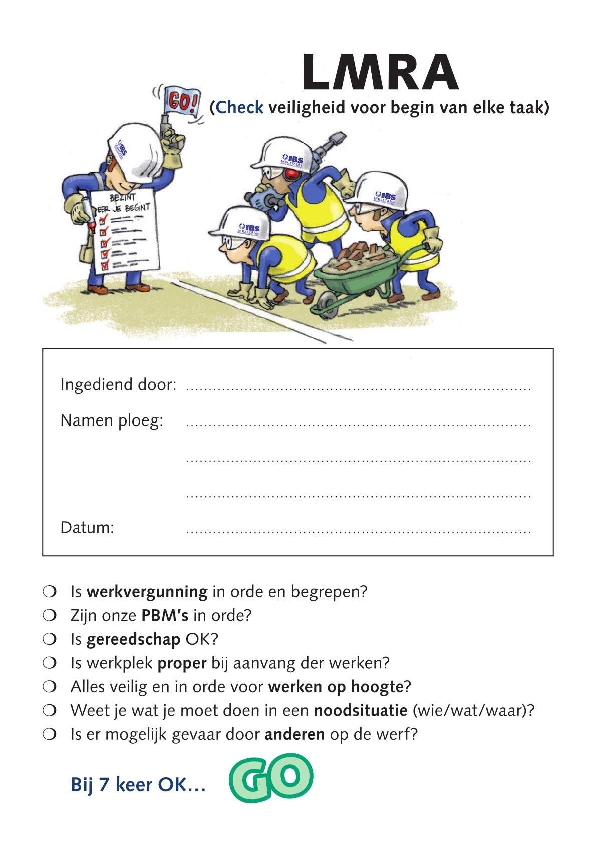 Veiligheidstools | IBS Bouw | Bouwbedrijf